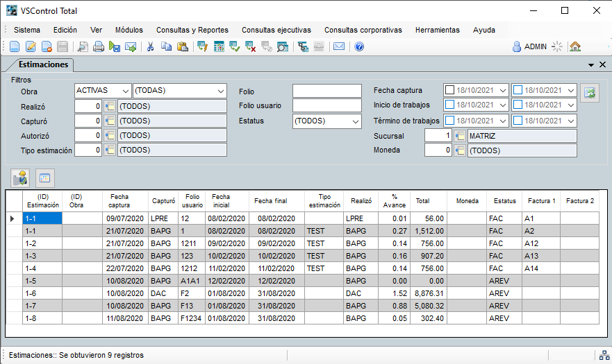 VSControl Total: Manual de usuario